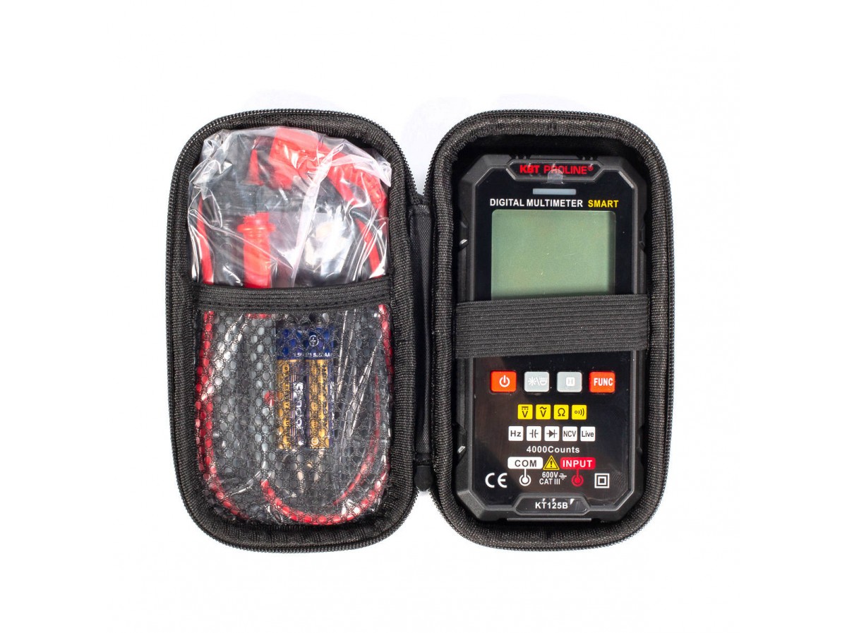 KT 125В серия PROLINE КВТ- Мультиметр цифровой KT 125В серия PROLINE SMART с True RMS ...